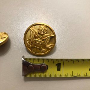 Other | Us Army Asu Mens Dress Uniform Bright Buttons 8 Large 9 Small ...